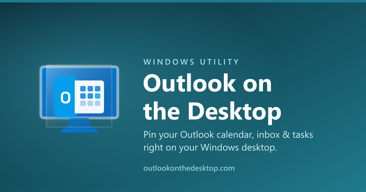 Outlook on the Desktop
